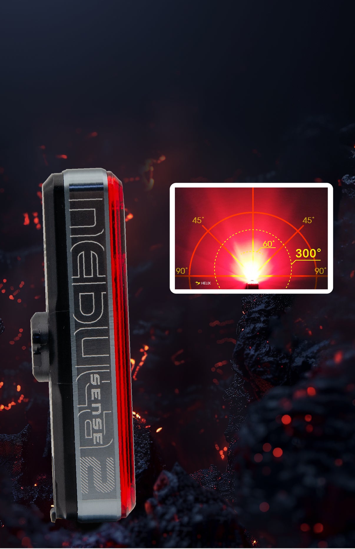 Nebula 2 Sense Bike Tail Light - Smart Bicycle Rear Light – moonsport store