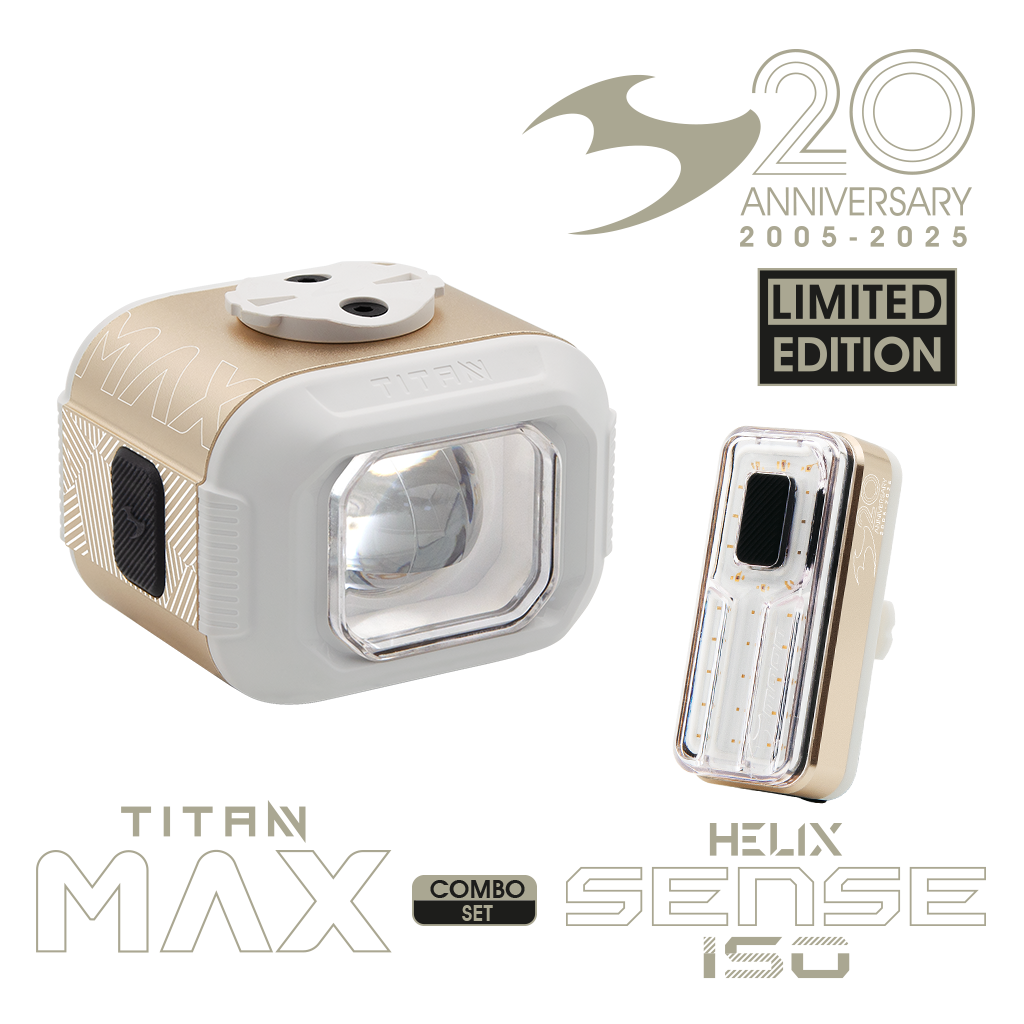 TITAN MAX+HELIX SENSE Bike Light - 20th Anniversary Edition – moonsport store